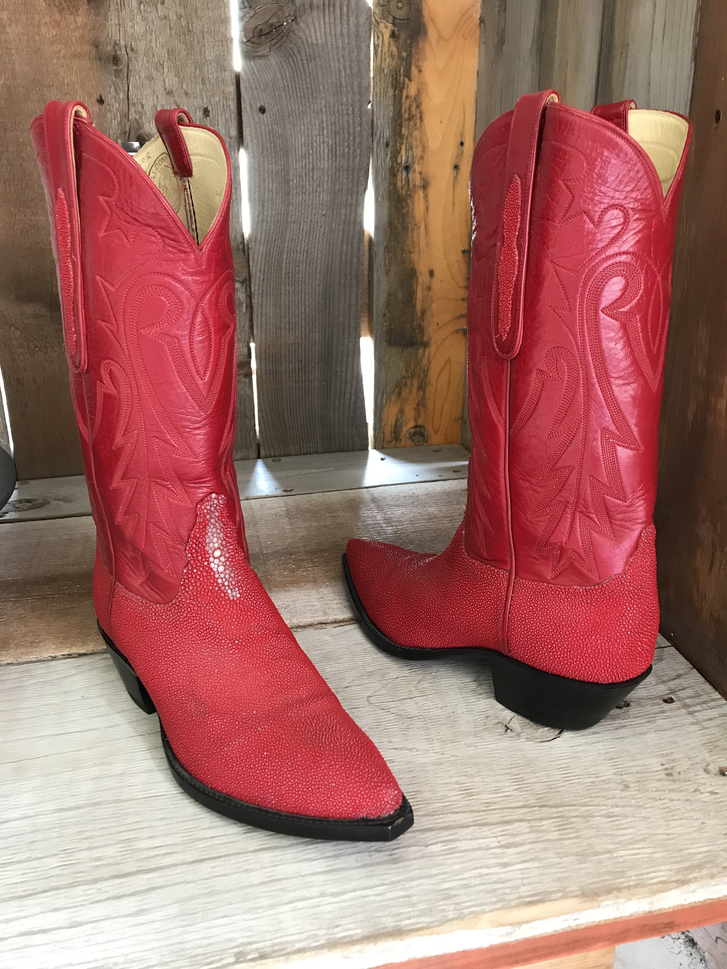 Red Stingray Tres Outlaws Women's Classic Boot 1813 * $1,480 / $1,220