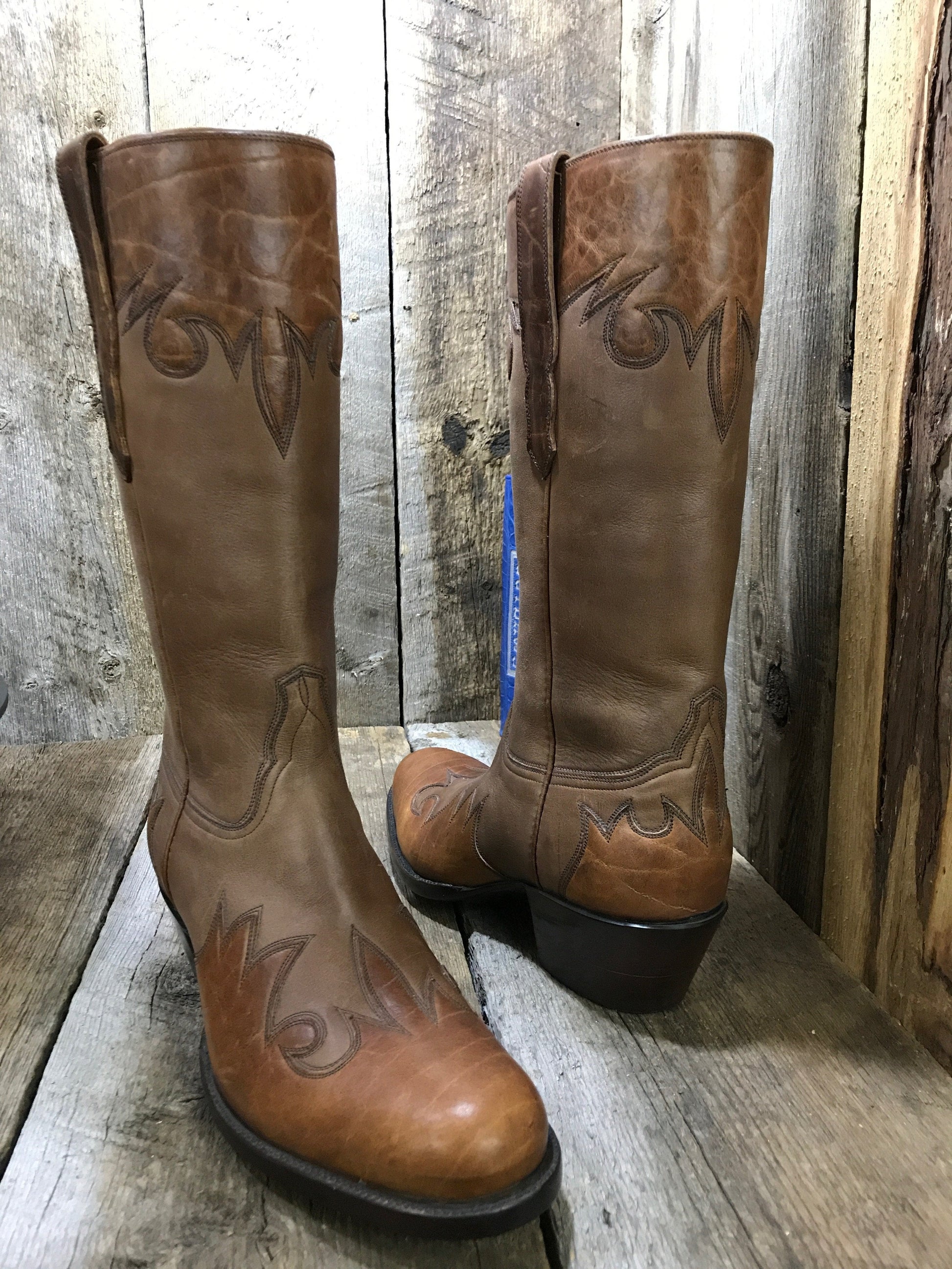Cognac Buff Calf Tres Outlaws Men's Classic Boot 4063 * – Tres Outlaws ...