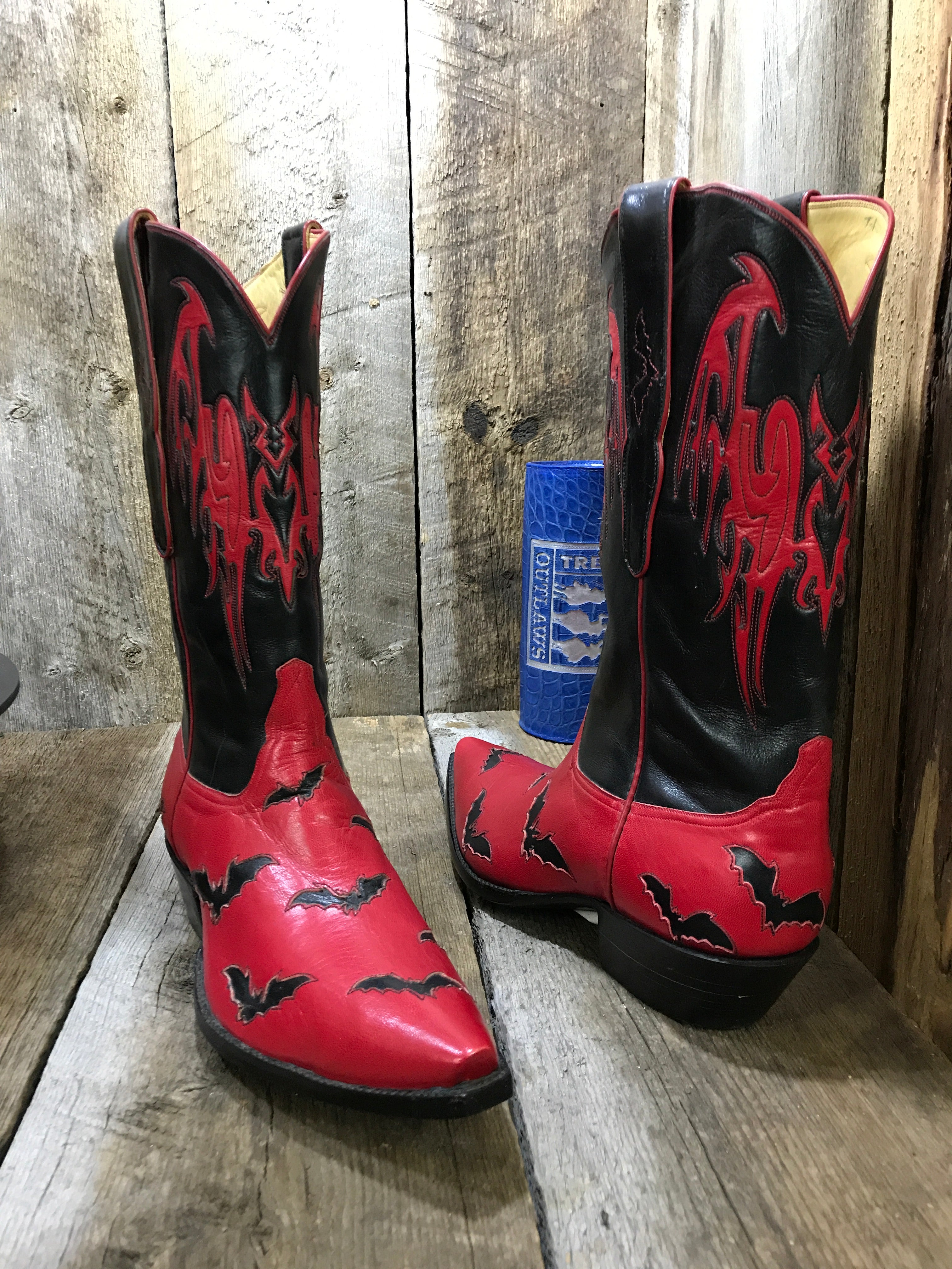 The Bat - Calf Skin Boots Tres Outlaws Men's 3904