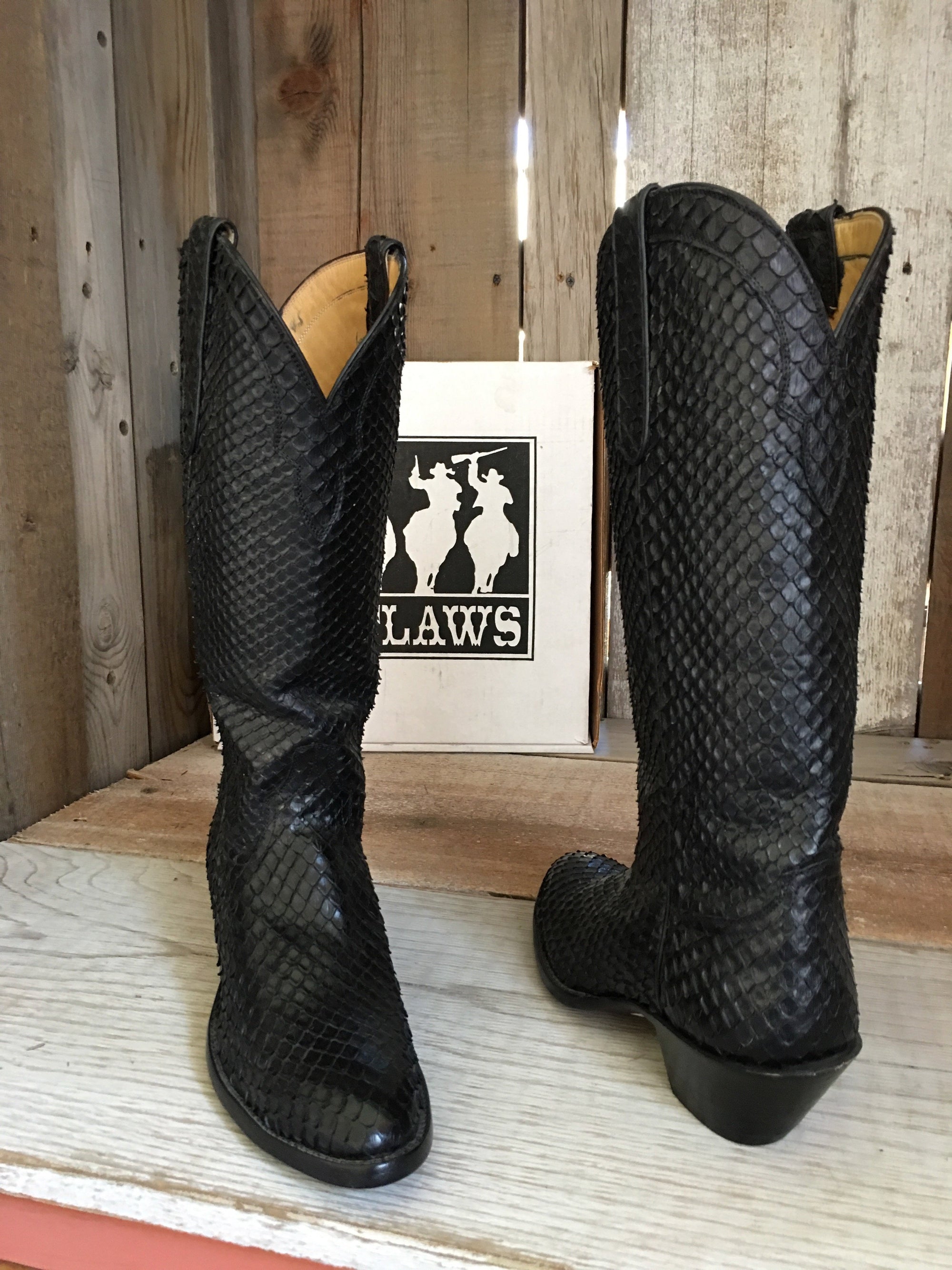 Black Anaconda Tres Outlaws Women's Boot 1402